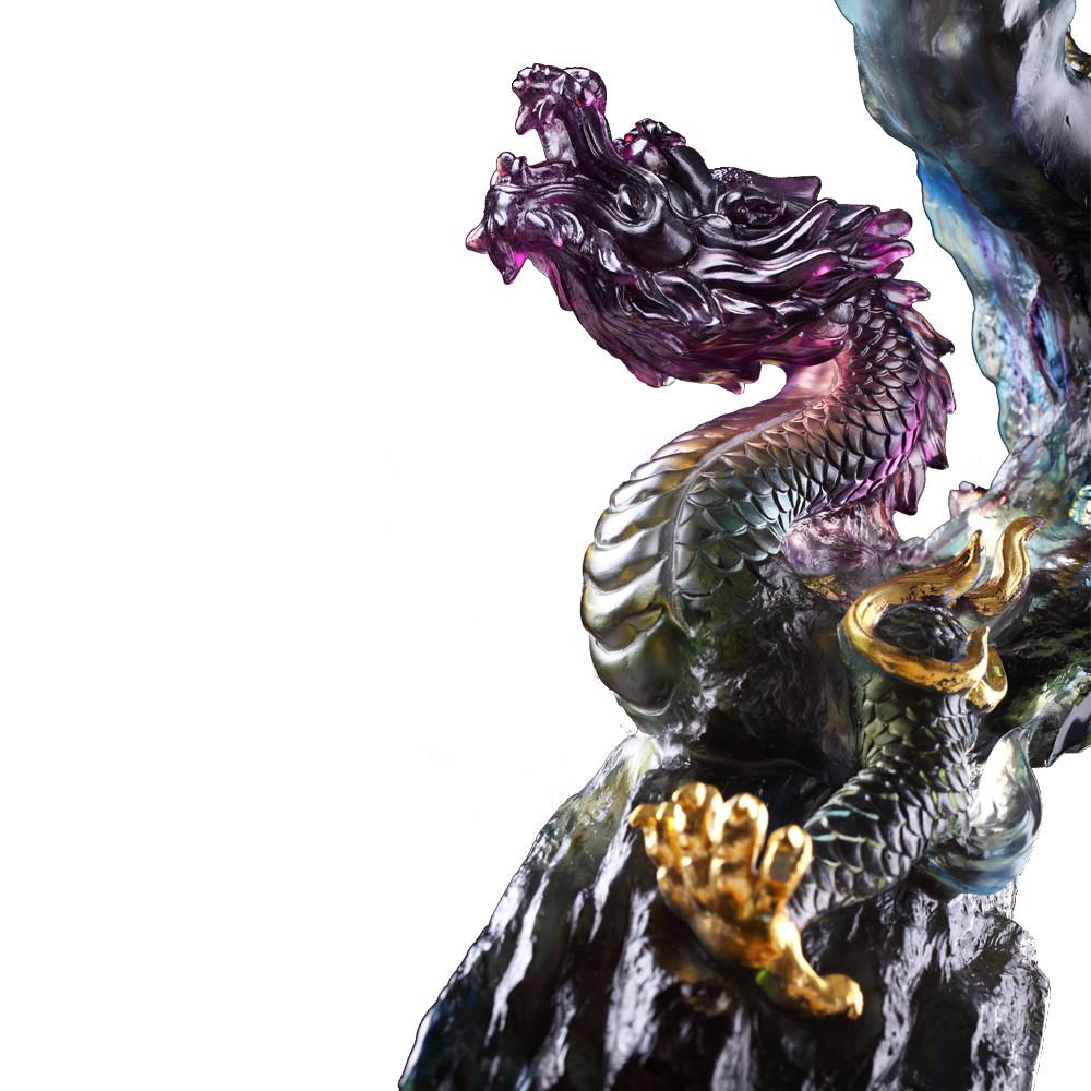 Crystal Treasure Vase, Feng Shui, Dragon of Earth Element, Dragon Risi ...