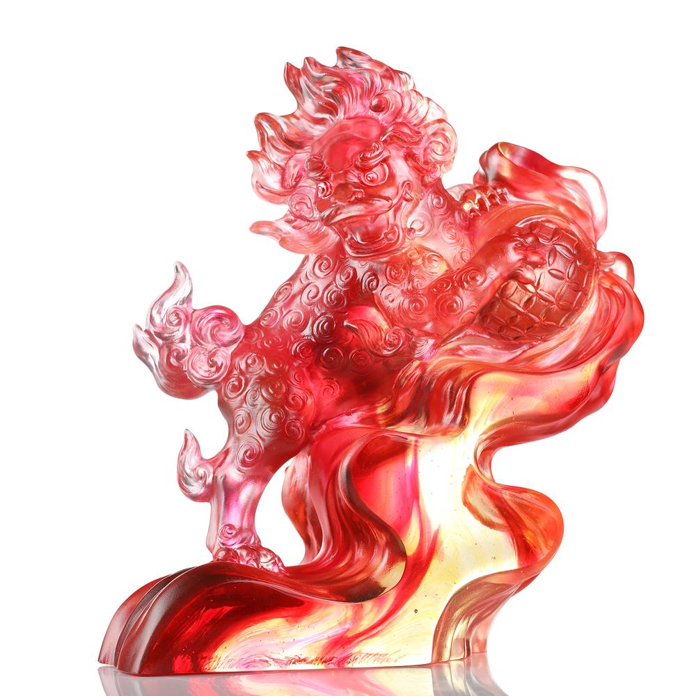 LIULI Crystal Art, Foo Dog, A Thunderous Presence – JCY House Online Store